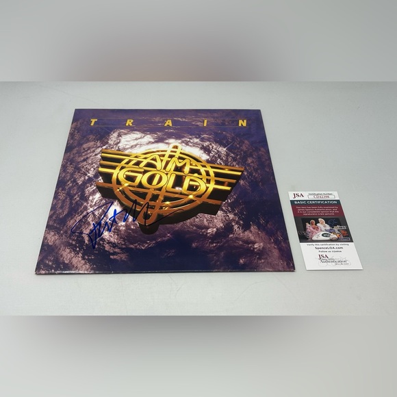 Other | Pat Monahan Signed Train Am Gold Album Jsa Coa | Poshmark